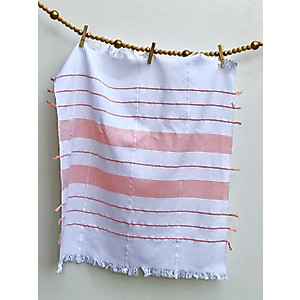 GuaTela Hand/Dish Towel - Salmon Dawn