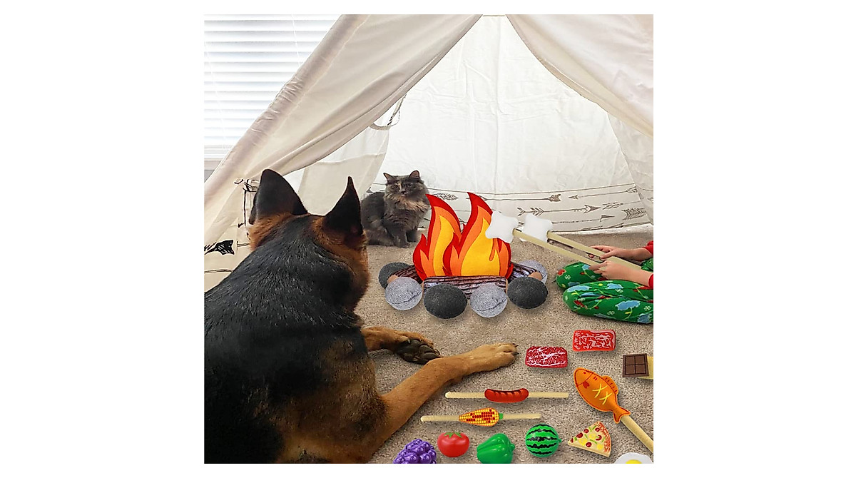 45 PCS Campfire Toy Set for Kids - Fun Pretend Play