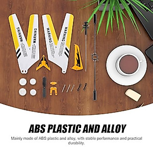 ibasenice RC Helicopter Replacement Parts - A Helicopter Blade Connect/SG Buckle Shaft Inner S Tail Balance, Spare Blades for RC Helicopter