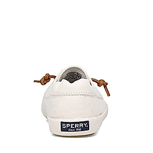 Sperry Top-Sider Women's Lounge Away 2 Linen Boat Shoe White 10 Medium US