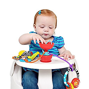 Grapple, Suction Cup Toys Holder for High Chair , Stroller and Teething Toys for Babies 6-12 Months. One of Your Baby Must Haves!