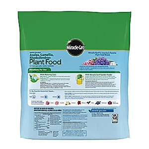 Miracle-Gro Water Soluble Azalea, Camellia, Rhododendron Plant Food - Fertilizer for Acid-Loving Plants & Flowers, 5 lb.