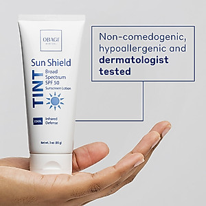 Obagi Sun Shield Tinted Sunscreen – Broad Spectrum SPF 50 Protection from the Sun – Cool Tint – 3 oz