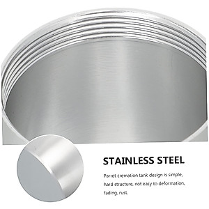 3pcs Parrot Cremation Tank Cremation Tank for Pet Funeral Cinerary Casket Memorial Cremation Tank Parrot Ashes Urn Cinerary Casket for Pet Cat Cremation Tank Parrot Cinerary Casket