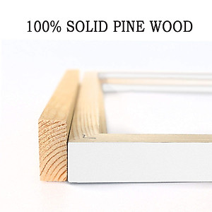 YMOND 16x20 Frame White - Wall Mounting Wooden Picture Frames 16x20 Set of 3, Decorate 16 by 20 Picture Frame for Wall