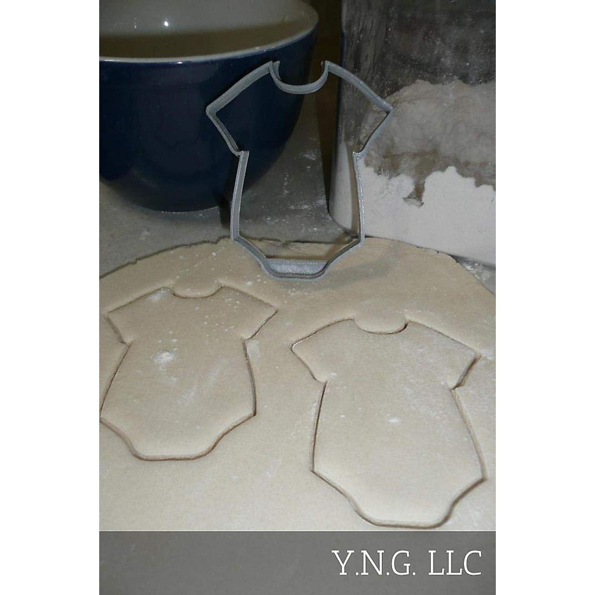 SHES ABOUT READY TO POP BABY SHOWER THEME KIT POPCORN ONESIE SET OF 4 COOKIE CUTTER USA PR1231