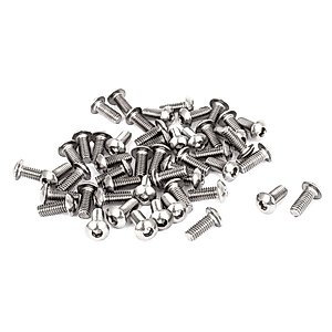 uxcell M4x10mm Stainless Steel Hex Socket Button Head Screws Bolts 50 Pcs