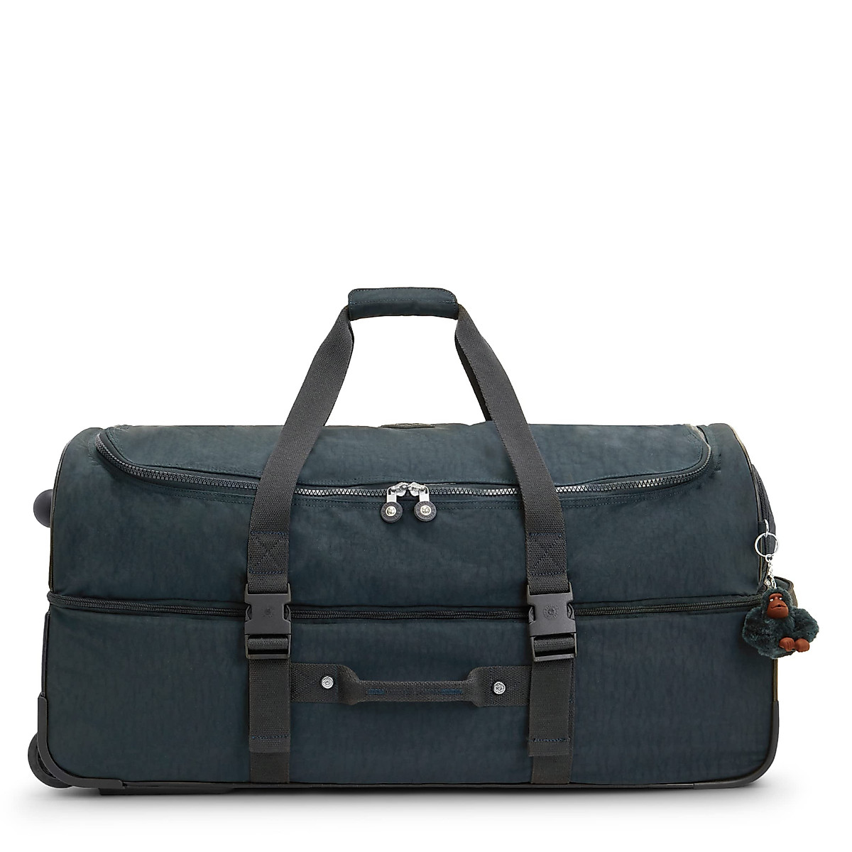 Kipling Women's Teagan L Wheeled Duffle Bag, Multifunctional, Roomy Interior, Nylon Travel Suitcase