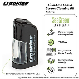 Croakies Kids Sport Eyewear Retainer with All-in-One Cleaning and Microfiber Cloth Kit l Sunglasses, Eyeglasses, and Prescription Glasses l Waterproof, Stain Resistant and Breathable l Blue - 2 Pack