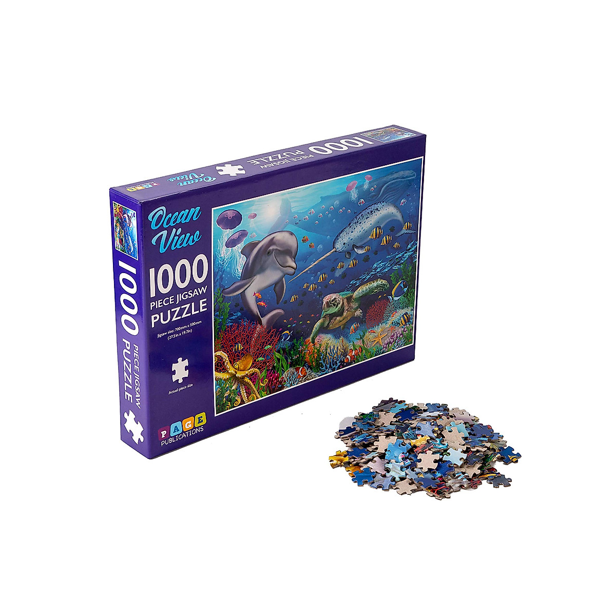 Page Publications Collection Jigsaw Puzzles for Adults 1000 Piece | Ocean View Puzzles | Puzzles for Kids & Teens, Fun Educational Games for Family Game Night