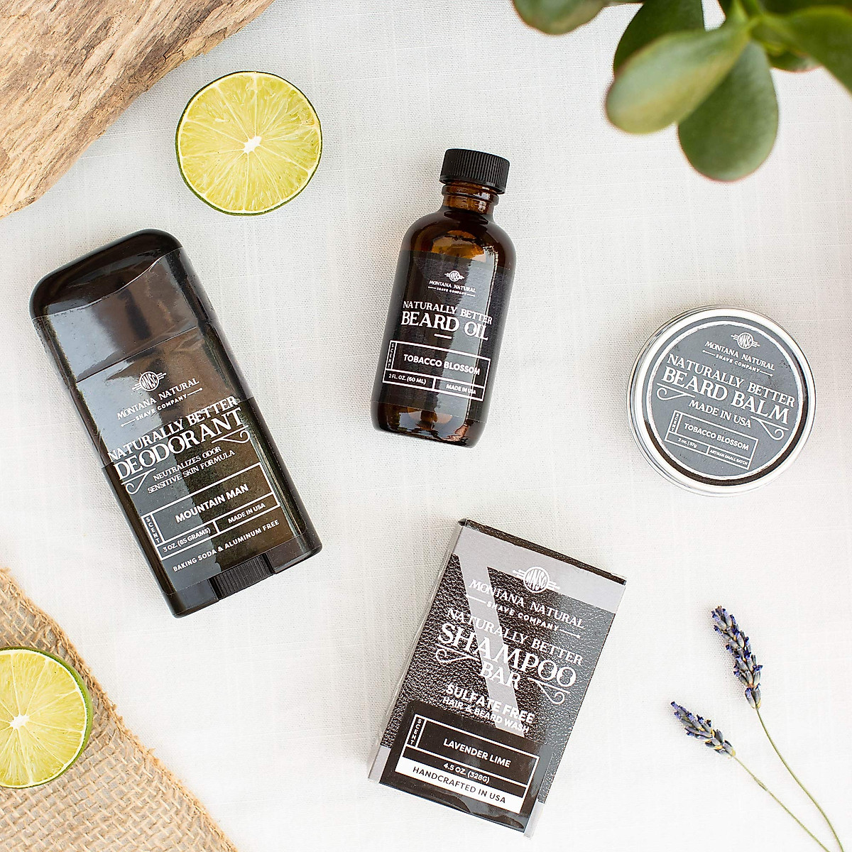 MNSC Naked (Light Lime) Naturally Better Beard Oil & Conditioner - Softens, Smooths, & Strengthens Beard Growth, Hypoallergenic, All-Natural, Plant-Derived, Made in USA