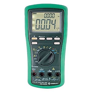 Greenlee DM-830A DMM, TRMS AC+DC,DUALTEMP, Black
