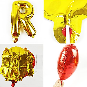 LOONELO We Appreciate You Foil Balloons, 2024 Appreciation Week Hanging Foil Balloons Banner, Thank You Balloons for Wedding Congrats Grad National Nurses Week Happy Retirement Party Decor (Gold)