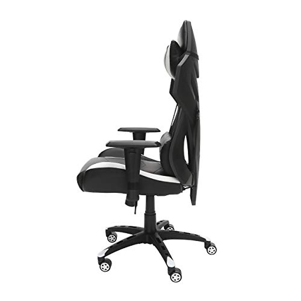 RESPAWN RSP-205 Racing Style Gaming Chair, Leather, White
