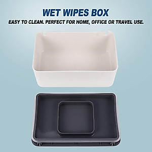 1pc Storage Box Plastic Tissue Case Dispenser Holder with Lid Dispenser Holder