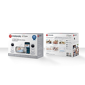 Motorola Connect20-2 Video Baby Monitor with Two Cameras – 4.3" Parent Unit and Wi-Fi Viewing for Baby, Elderly, Pet - 2-Way Audio, Night Vision, Temperature Sensor, Digital Zoom