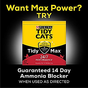 Tidy Cats Scoop Cat Litter Box, For Multiple Cats, 20 Lbs