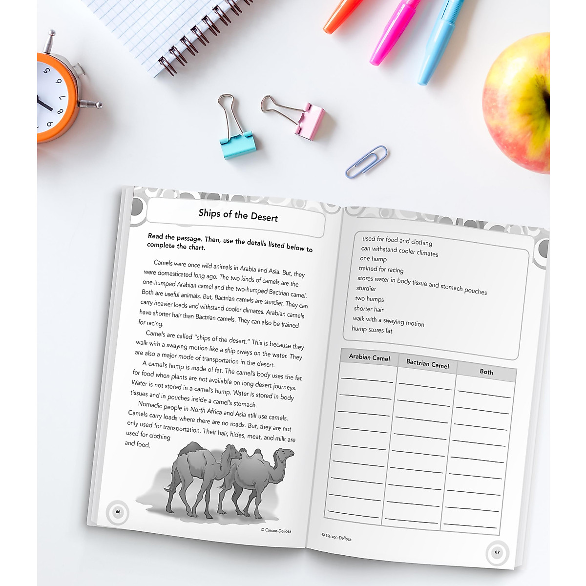 Carson Dellosa | Skill Builders Reading Comprehension Workbook | 5th Grade, 80pgs