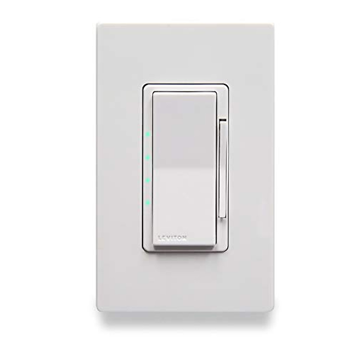 Leviton DW4SF-1BW Decora Smart Wi-Fi Fan Speed Controller, White