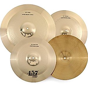 Wuhan 457 Rock 3-Piece Cymbal Pack