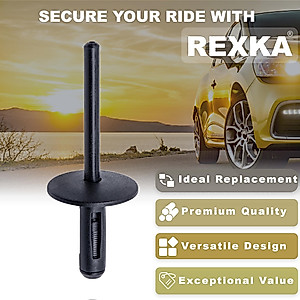 Rexka 30pcs Fender Liner Bumper Cover Wheel Arch Trim Cover Nylon Expanding Rivets for BMW 51777171004 X1 X3 X4 X5 X6 Series