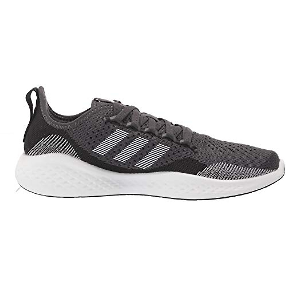 adidas mens Fluidflow 2.0 Running Shoe, Core Black/Ftwr White/Grey Six, 11.5 US