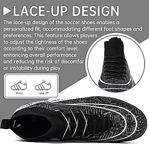 Soccer Cleats Mens Football Cleats for Big Boy Women Indoor Soccer Shoes Tacos de Futbol para Hombre Zapatos de Futbol para Hombre Football Shoes for Youth Futsal Shoes Sneakers Soccer Shoe TF