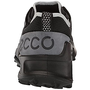 ECCO Men's Biom 2.1 Low Textile Trail Running Shoe, Black/Black/Magnet, 8-8.5