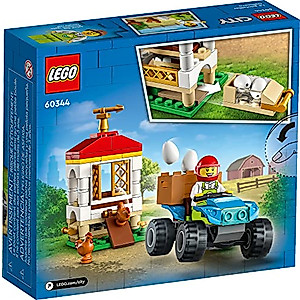 LEGO City Chicken Henhouse 60344 Building Farm Toy Set for Kids, Boys, and Girls Ages 5+ (101 Pieces)
