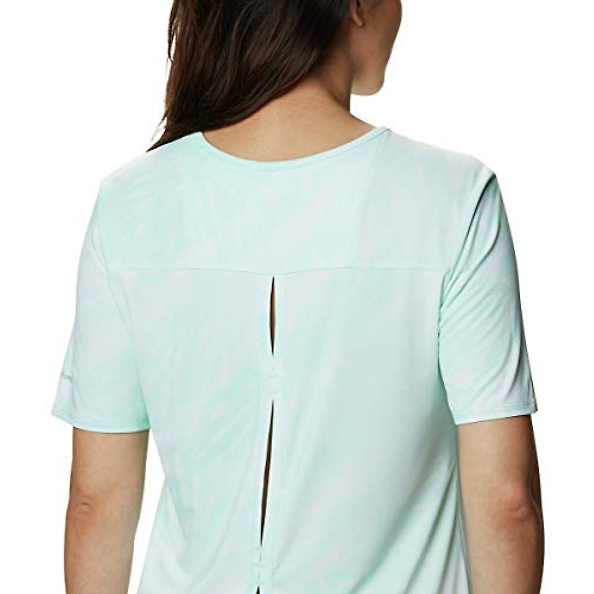 Columbia Women's Chill River SS, Mint Cay Print Sunburst, Large