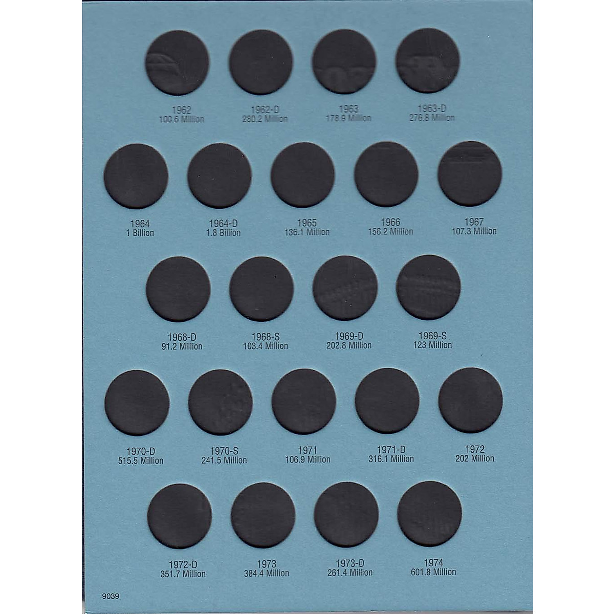 Whitman U.S. Jefferson Nickel Coin Folder 1962-1995 Volume 2 #9039