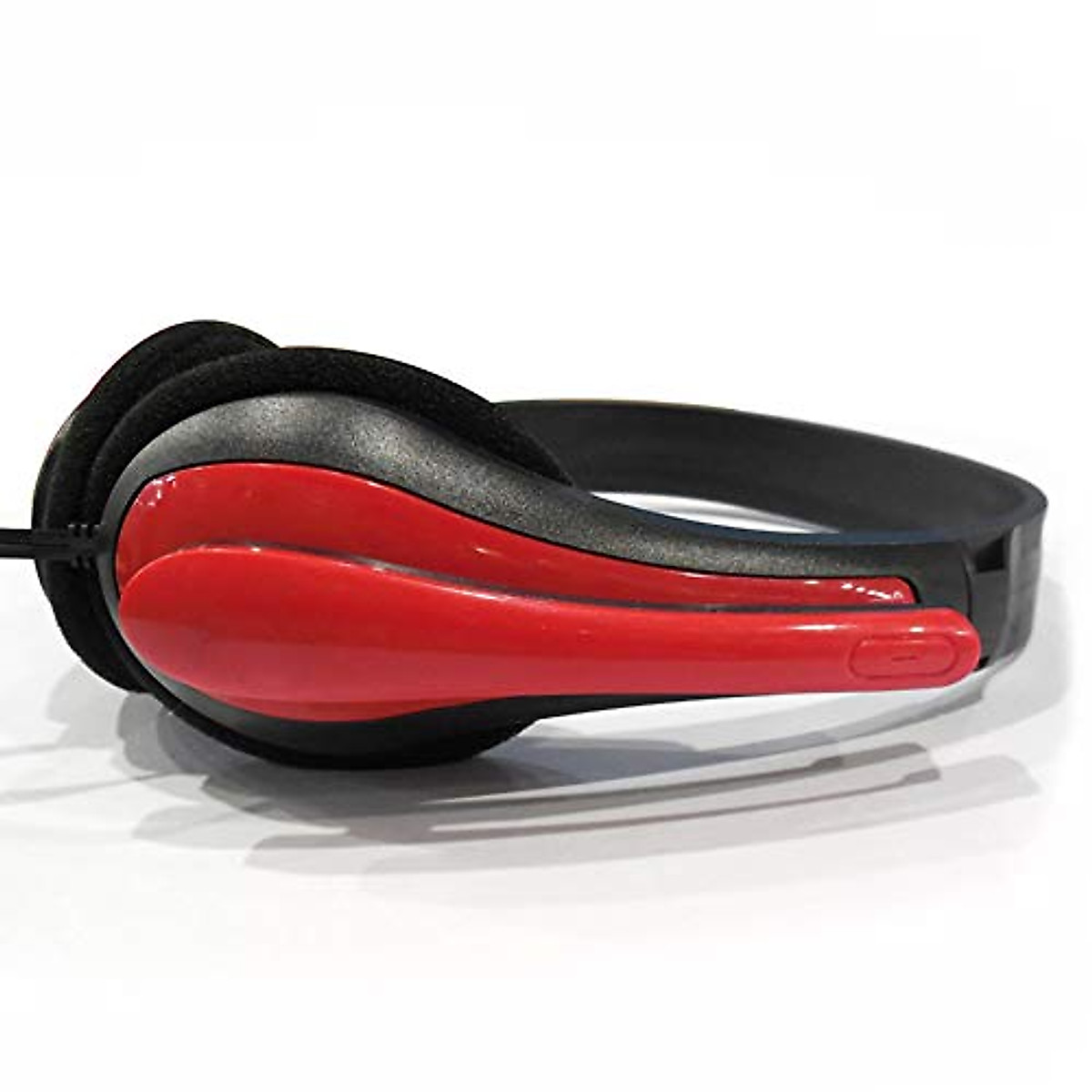 Heave Noise Cancelling Over Ear Headphones with Adjustable Microphone & Soft Earmuffs,Noise Reduction Lightweight Headphones for PC/Cell Phone/Laptop Yellow