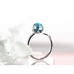 Helen de Lete Mermaid In Deep Ocean 925 Sterling Silver Open Ring