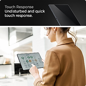 Spigen Tempered Glass Screen Protector [GlasTR EZ FIT] Designed for Galaxy Tab S8 Ultra [9H Hardness/Case-Friendly]