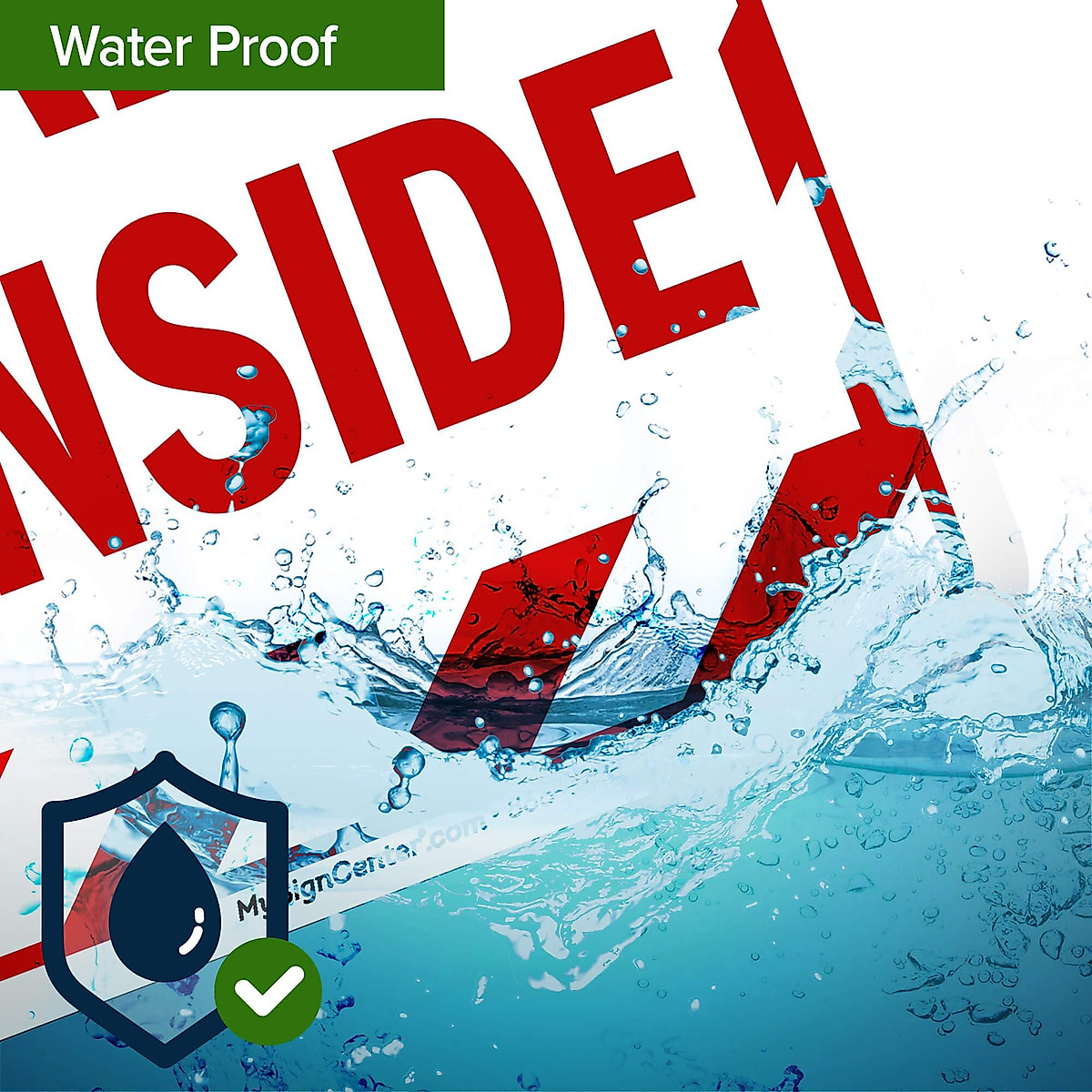 Fire Alarm Panel Inside Sign, 10x7 Inches, Rust Free .040 Aluminum, Fade Resistant, Made in USA by My Sign Center