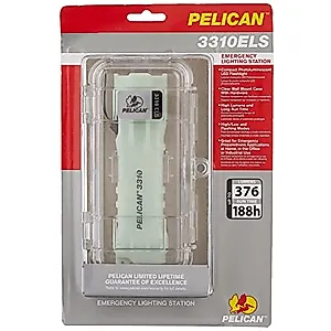 Pelican 3310ELS Emergency LED Flashlight with Case (Photo Luminescent Body)