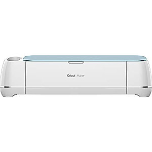 Cricut Maker - Smart Cutting Machine - With 10X Cutting Force, Cuts 300+ Materials, Create 3D Art, Home Decor & More, Bluetooth Connectivity, Compatible with iOS, Android, Windows & Mac, Blue