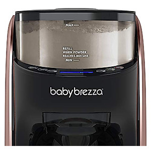 New and Improved Baby Brezza Formula Pro Advanced Formula Dispenser Machine - Automatically Mix a Warm Formula Bottle Instantly - Easily Make Bottle with Automatic Powder Blending, Rose Gold
