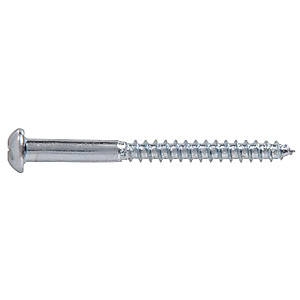 The Hillman Group 21066 1 1 1 6 x 1-Inch Round Head Phillips Wood Screw, 100-Pack