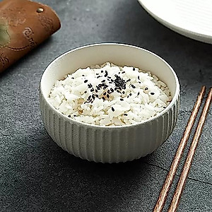 EERINESS Dinner Plates Soup Bowls Japanese Rice Bowl Household Ceramic Bowl Salad Bowl Fruit Bowl Small Soup Bowl For Salad, Soup, Pasta Ramen Bowl (Color : B)