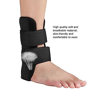 Ankle Support Brace, Adjustable Ankle Varus Valgus Corrector, Compression Ankle Fixation Wrap for Running, Basketball, Volleyball, Achilles, Tendon, Sprain, Injury Recovery(Large)