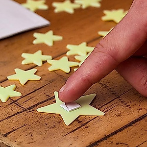 Green Sky Deluxe Glow Stars; Glow in The Dark Stars for Ceiling, Ceiling Stars, Glowing Stars for Ceiling Include Bonus Moon (100 Count)