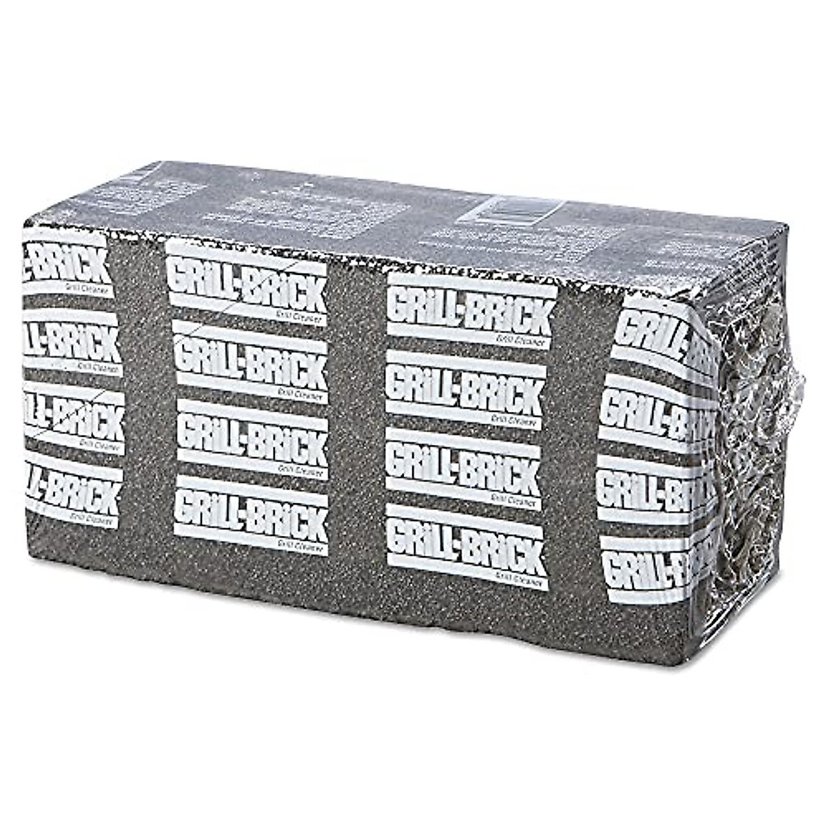 Boardwalk GB12PC 8 in. x 4 in. Grill Brick - Black (12/Carton)