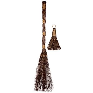Cinnamon Broom - Cinnamon Broomstick Scented 6in and 36in - Decorative Broom - Cinnamon Scented Broom - Mini Broomsticks - Broom Decor - Cinnamon Broom for Door Protection