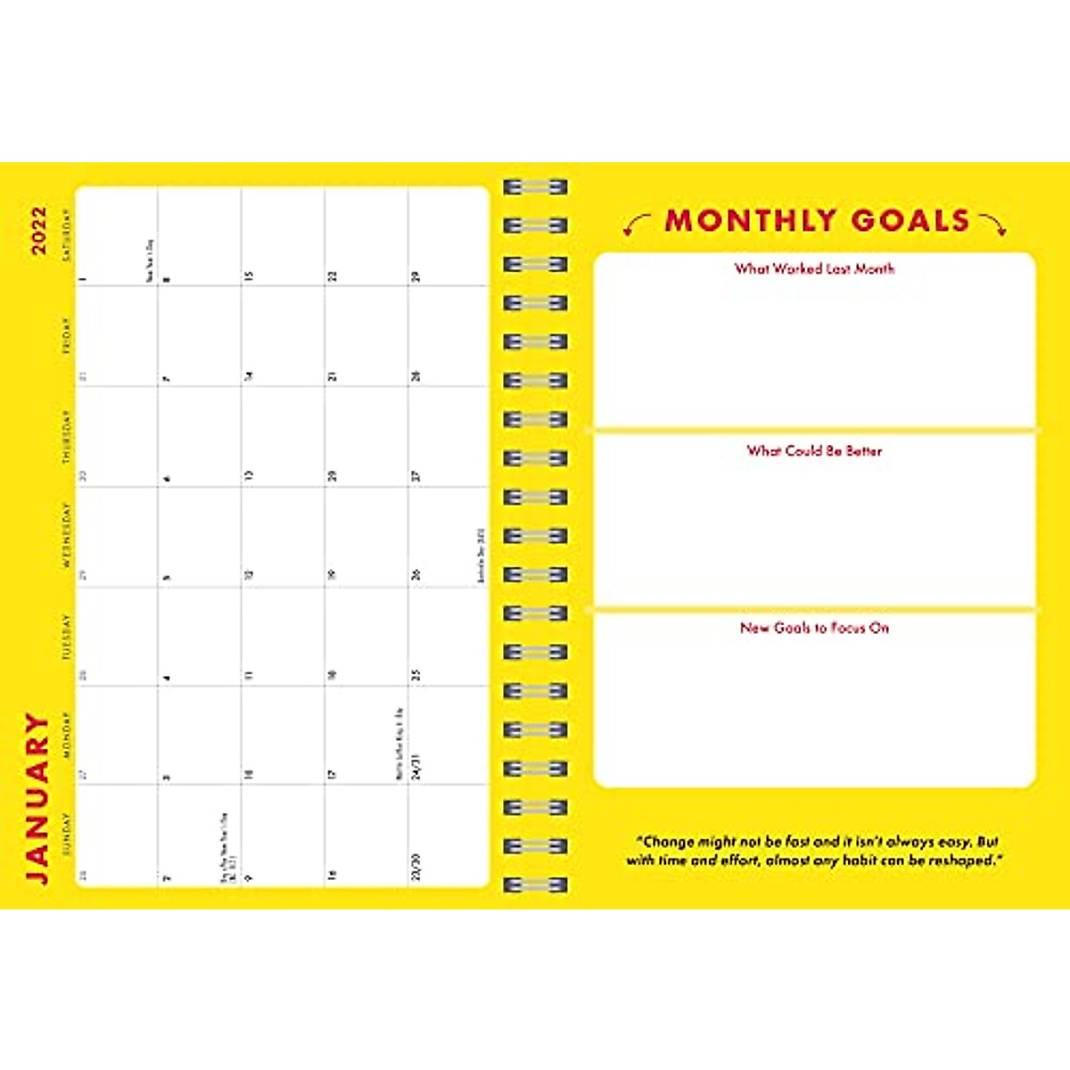 2022 Power of Habit Planner: A 12-Month Productivity Organizer to Master Your Habits and Change Your Life (Weekly Motivational Personal Development Planner with Habit Trackers and Stickers)