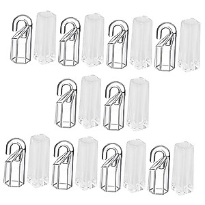 EXCEART 1 set Curtain rod accessories blind replacement handle curtain rod hanger plastic wand tip hook clear hangers clear curtains transparent curtains drapery wand handle wand caps hook