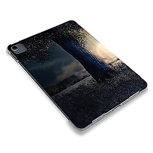 Kawaii Moonlight Night Tree case Compatible with iPad Mini Air Pro 7.9 8.3 9.7 10.2 10.9 11 12.9 inch Pattern Cover New 2022 2021 Trifold Stand 3 4 5 6 7 8 9 Generation 371 (12.9 Pro 3/4/5 gen)