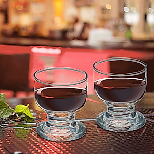 DISCOUNT PROMOS Lexington Mini Wine Tasting Glasses 3.5 oz. Set of 12, Bulk Pack - Restaurant Glassware, Perfect for Red Wine, White Wine, Cocktails, Other Beverages - Clear