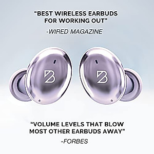 Tempo 30 Lavender Wireless Earbuds for Small Ears, Purple Bluetooth Earbuds for Small Earbuds for Small Ear Canals, Wireless Bluetooth Headphones for Women, iPhone and Android Earphones with Mic