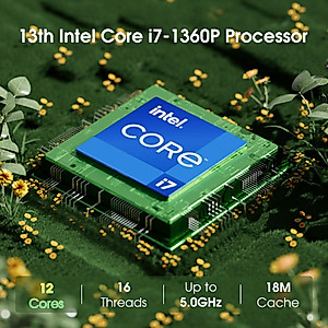 Intel NUC 13 Pro, Arena Canyon Mini Pc with 13th Gen Core i7-1360P (12C/16T & Up to 5.0GHz), 32GB DDR4 RAM & 1TB NVMe SSD, Support 8K, WiFi6E, BT5.3, 2 x Thunderbolt 4, Windows 11 Pro, 18M Cache